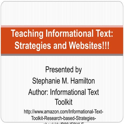 Different types of informational text | PPTX
