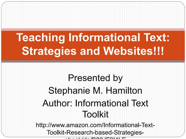 Informational text | PPTX