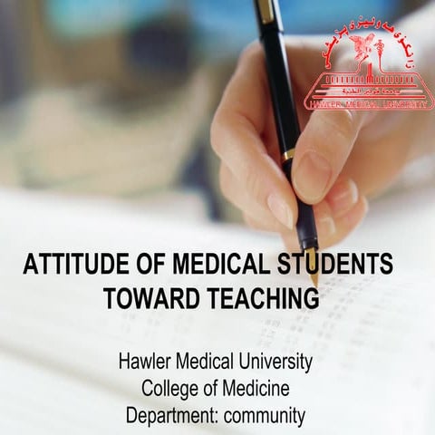 Teaching in medical college | PPT