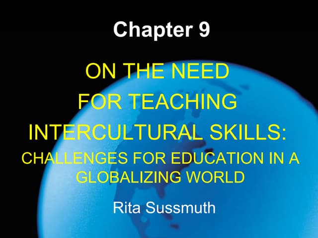 Teaching Intercultural Skills | PPT Teaching Intercultural Skills | PPT
