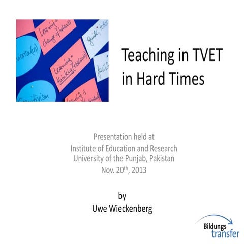 Teaching in TVET | PPTX