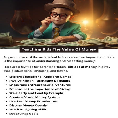 Teaching Kids The Value Of Money | PDF