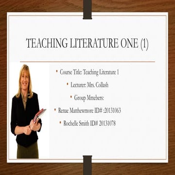 Teaching literature1. ppt..pptx......... | PPTX