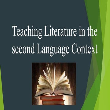 Teaching Literature in the second Language Context.pptx