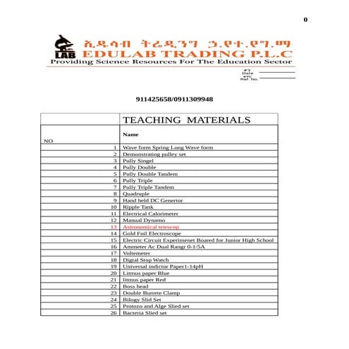 Teaching materials | PDF