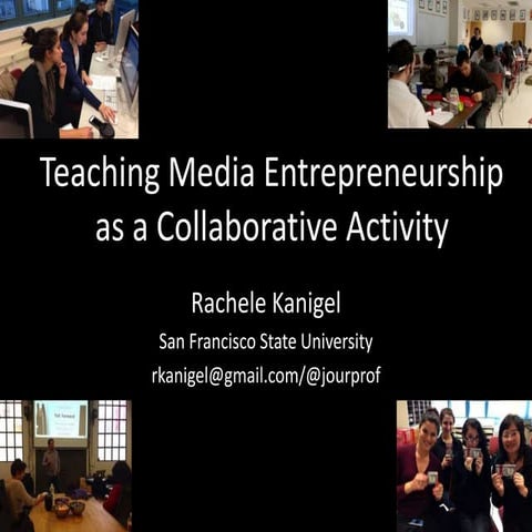 Teaching media entrepreneurship | PPTX