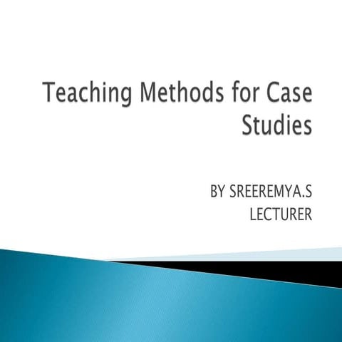 Teaching methods for case | PPTX