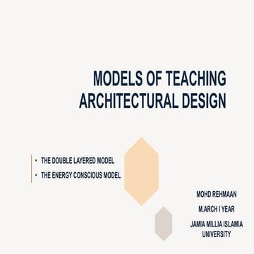teaching model.pptx a double layerd teaching | PPTX | Education ...