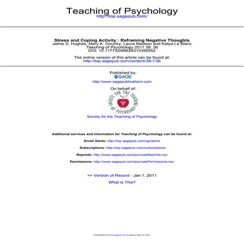social adjustment and counseling in psychology | PPTX