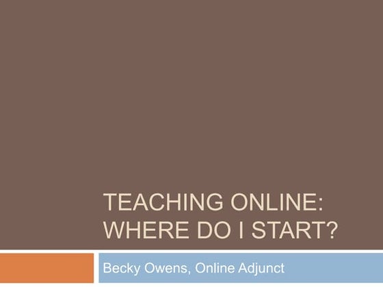 Online Learning | PPT