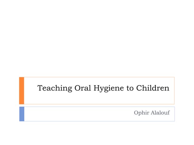 Dental Health Presentation: For Kids | PDF