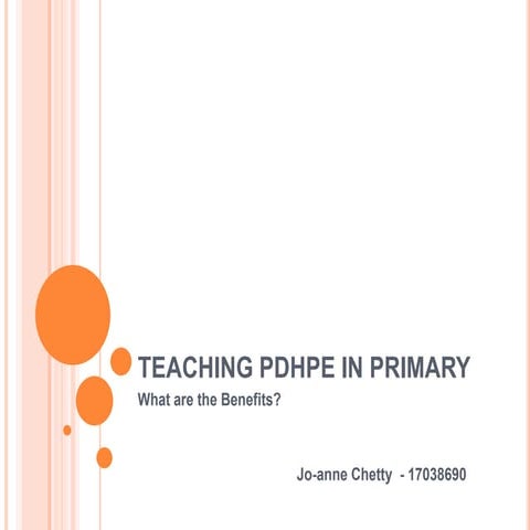 Teaching pdhpe in primary | PPT
