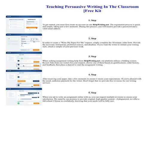 Teaching Persuasive Writing In The Classroom Free Kit | PDF | Eldercare ...