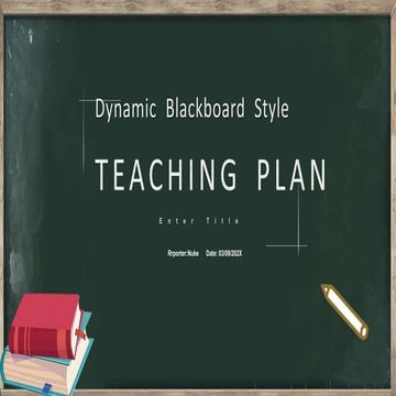 TEACHING PLAN- with all planned lesson for your career growth | PPT