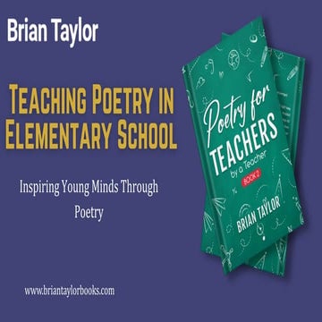 Teach Poetry with Ease | Brian Taylor Books | PDF
