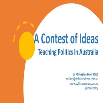 A Contest of Ideas: Teaching Politics in Australia | PPT