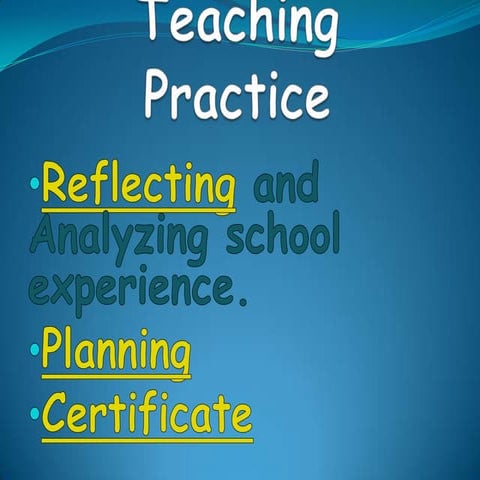 Teaching practice | PPTX