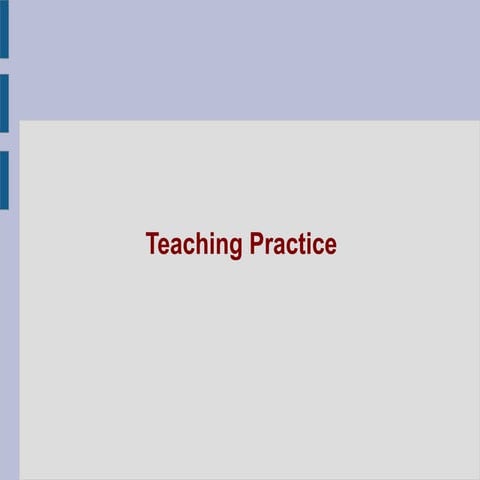 Teaching practice | PPT