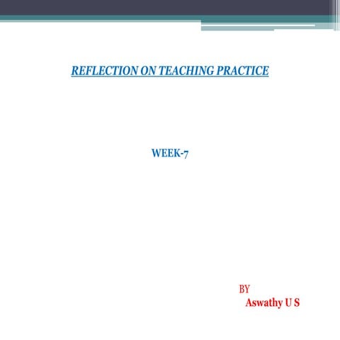 Teaching practice 7 | PPTX