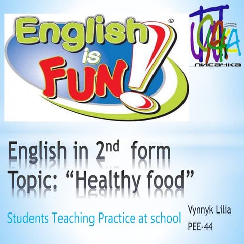 Teaching practice vynnyk | PPT