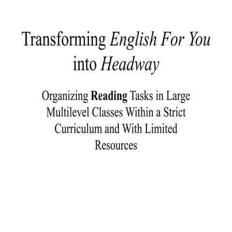 Reading activities and tasks | PPT