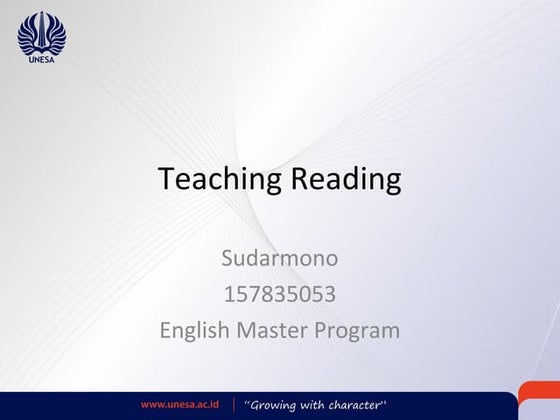 Three Reading Models | PPT