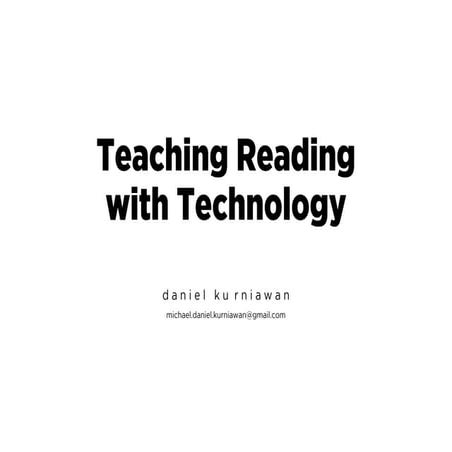 Teaching Reading with Technology | PDF