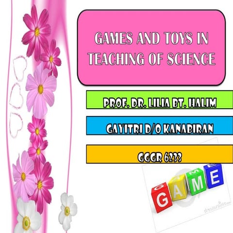 Teaching science through games | PPT