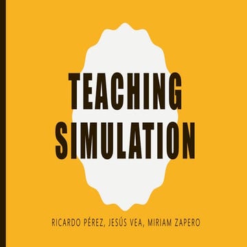 Teaching simulation | PPT