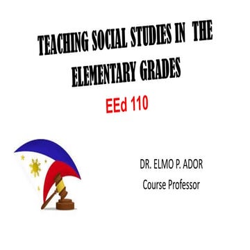teaching social studies in the elementary presentation 1.pdf | Primary ...