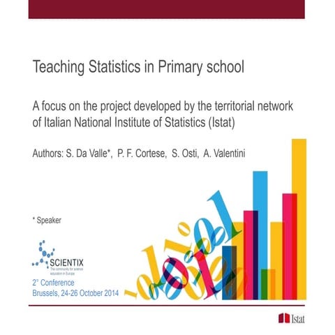 Teaching statistics in primary school, Silvia da Valle | PPT