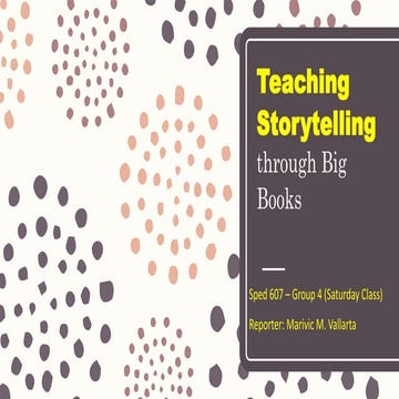 Children's Big Book: Preparation, Usage, and Guidelines | PDF