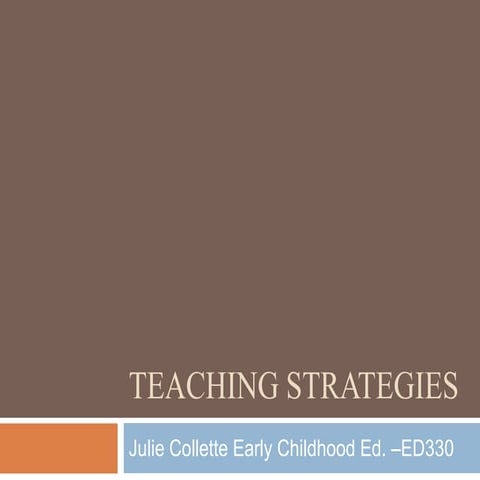 Teaching strategies | PPTX