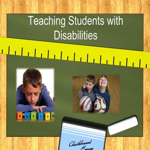 Teaching students with disabilities | PPTX