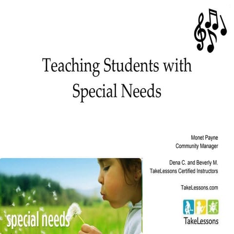 Teaching students with special needs | PPT