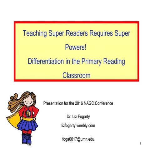 Teaching Super Readers Requires Super Powers | PPT