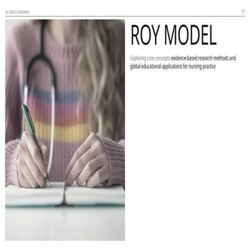 Roy's Adaptation Model | PPT