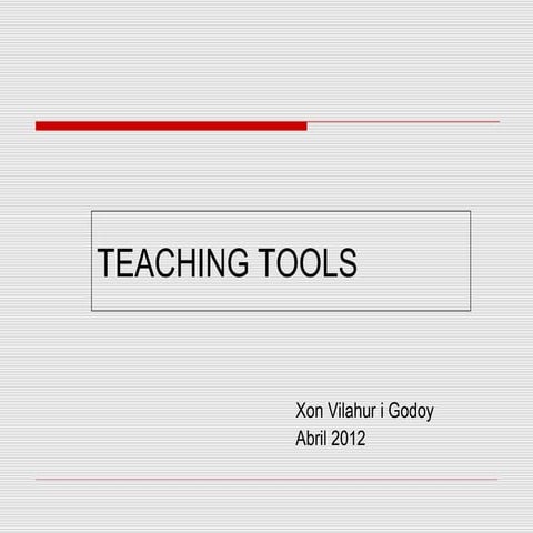 Teaching tools | PPT