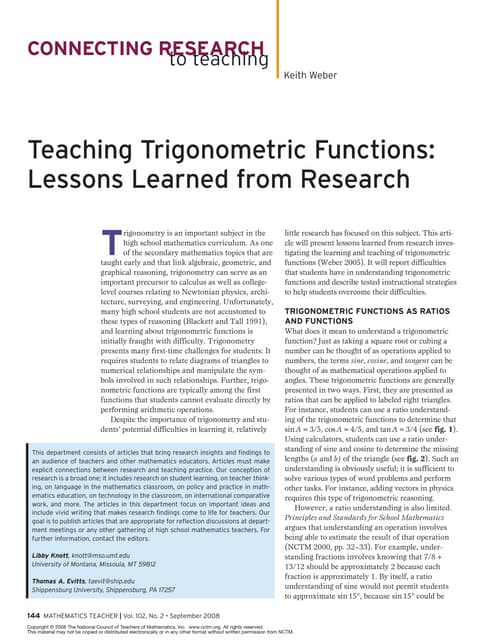 Real world applications of trigonometry pp | PPT