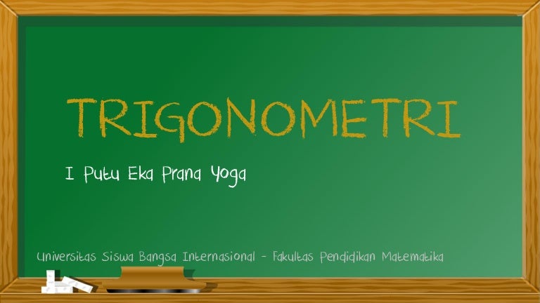 Trigonometri Kelas 10 Ppt