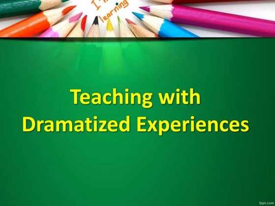 Teaching with dramatized experience(puppet) | PPTX | Roleplaying Games ...