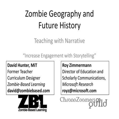 Zombie Geography & Future History/SXSWEDU presentation | PPTX ...