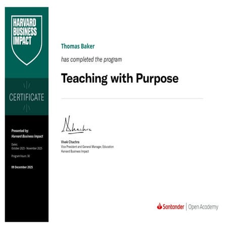 Teaching With Purpose - Harvard Business Impact | PDF