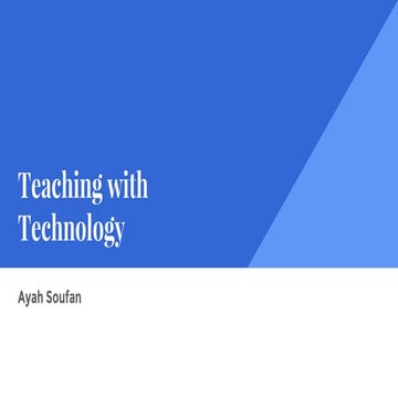 Teaching with technology | PDF