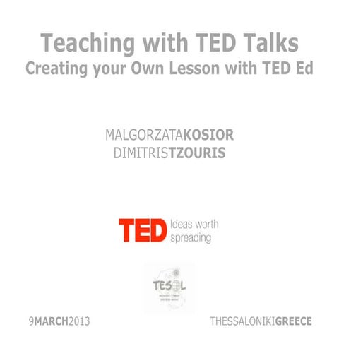 Teaching with TED talks | PPTX