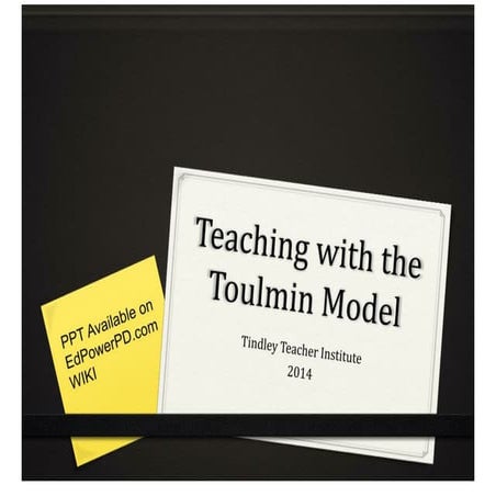 Teaching With The Toulmin Model | PDF
