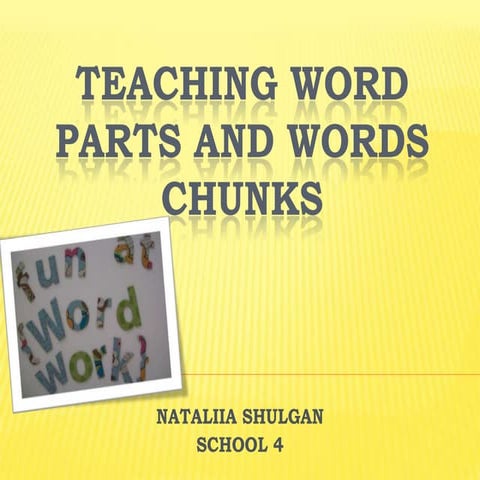 How to teach vocabulary | PPTX