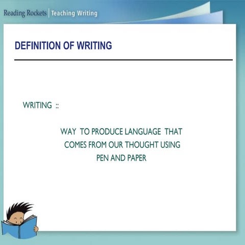 Teaching Writing | PPT