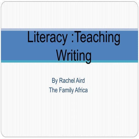 Teaching writing extended | PPT