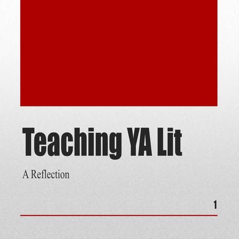 Teaching YA Literature | PPTX